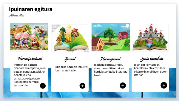 Arce Adriana- Ipuinaren egitura | Genially