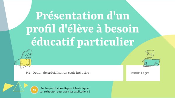 Présentation d'un élève à BEP | Genially