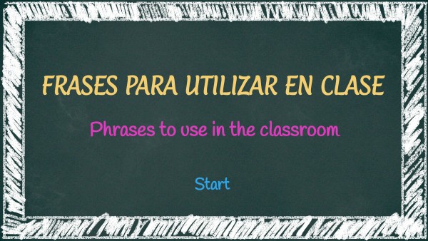 Frases para utilizar en clase | Genially
