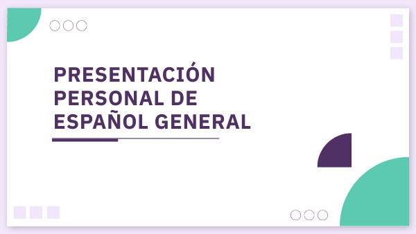 PRESENTACIÓN FORMAS BÁSICA | Genially