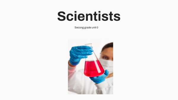 Scientists second grade