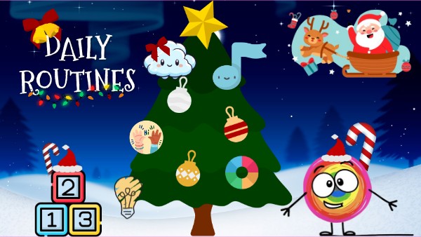 daily routines 3 años christmas