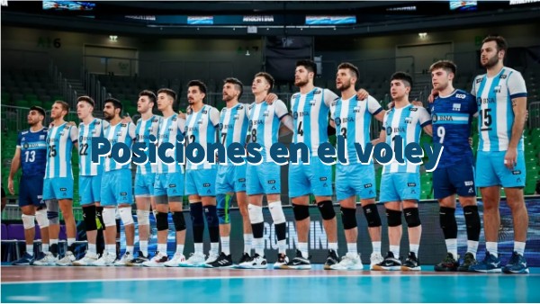 posiciones en el voley