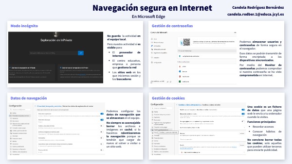 Navegación segura Edge | Genially