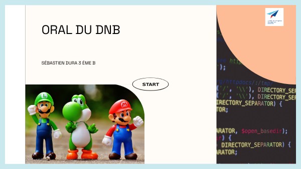 Diaporama Oral du DNB | Genially