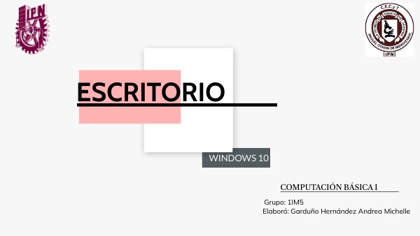 ESCRITORIO, Windows 10.