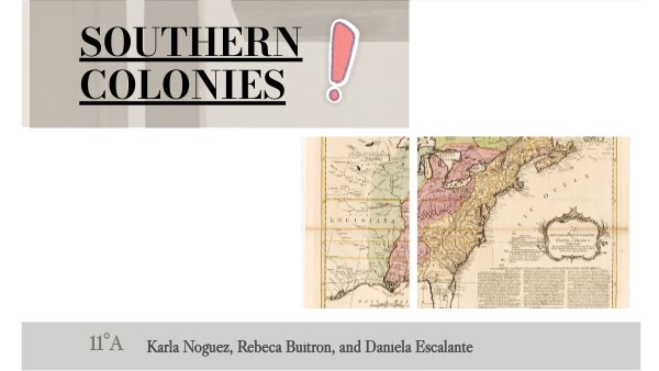 Southern Colonies Project