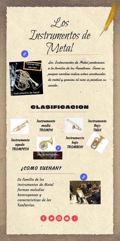 Instrumentos de Metal | Genially