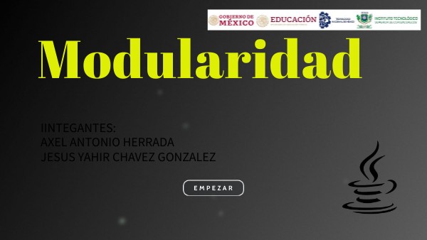 Modularidad Programacion 121212