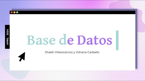 Base de datos | Genially
