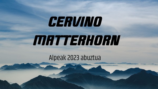 GRAN PARADISO eta MATTERHORN | Genially