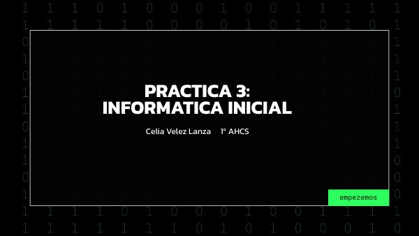 PRACTICA 3 - PRESENTACION