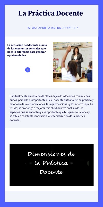 La práctica del docente | Genially