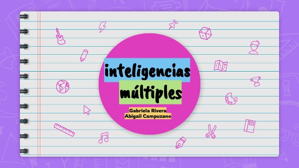 INTELIGENCIAS MÚLTIPLES | Genially