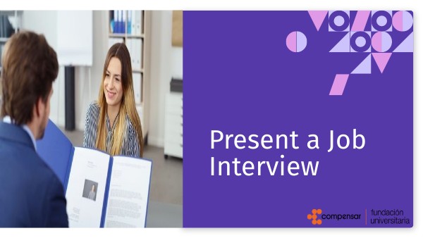 PRESENT A JOB INTERVIEW | Genially