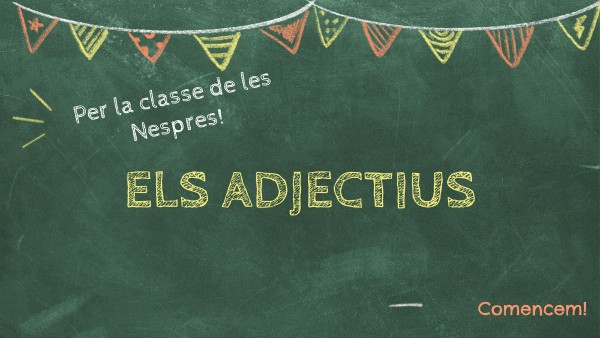 ELS ADJECTIUS