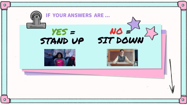 STAND UP / SIT DOWN SECONDE