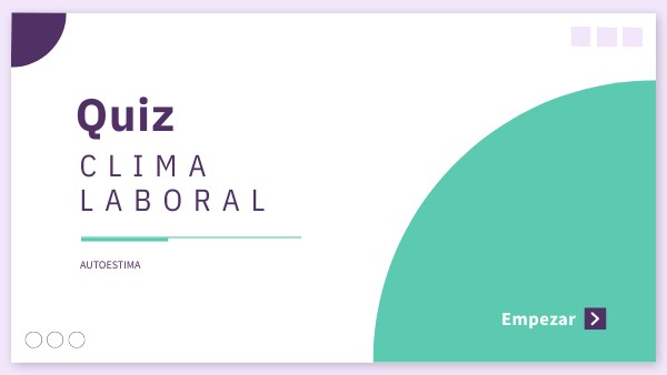 Quiz Clima Laboral | Genially