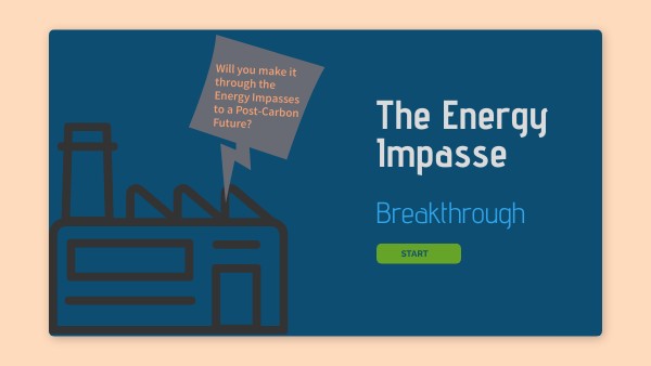 Energy Impasse Breakthrough