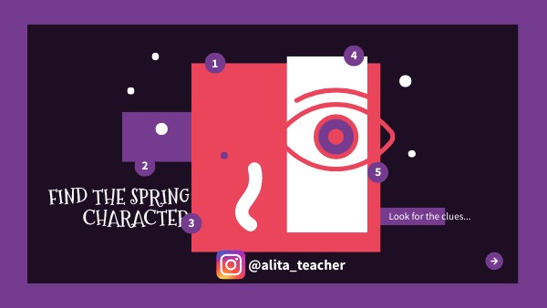 FIND THE CHARACTER spring | Genially