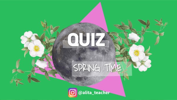 Quiz imagen spring | Genially