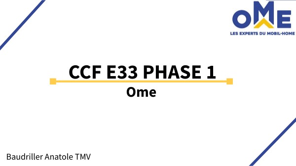 CCF E33 Phase 1