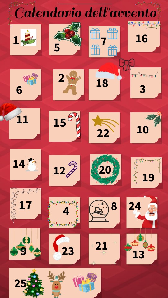 Calenderio dell'avvento | Genially