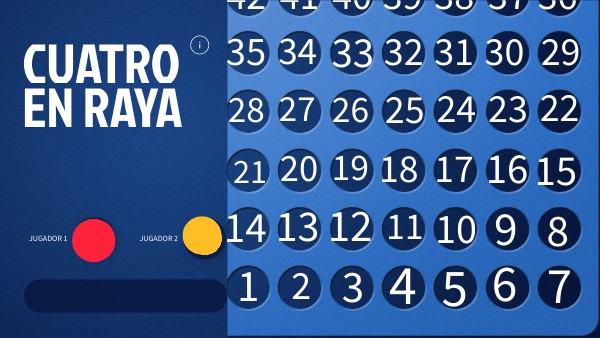 JUEGO CUATRO EN RAYA | Genially