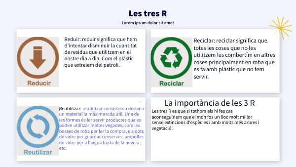 Les tres R | Genially