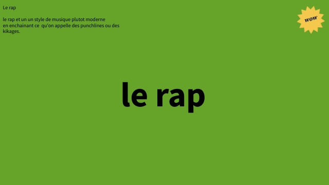 le rap
