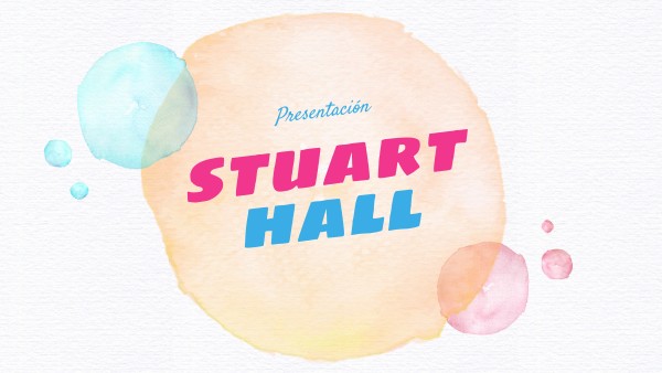 stuart hall | Genially