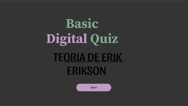 Basic digital quiz