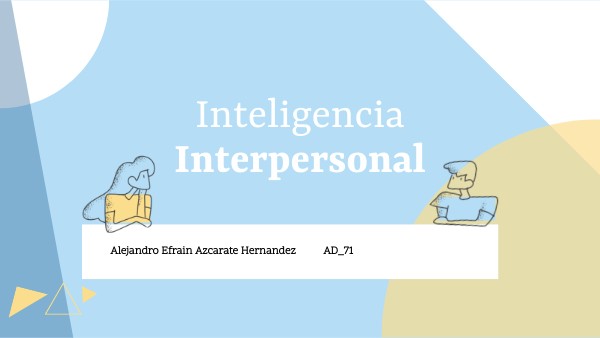 Inteligencia interpersonal | Genially