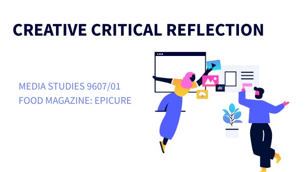 CREATIVE CRITICAL REFLECTION Q2