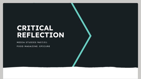 critical reflection q3 | Genially