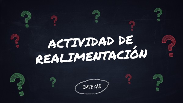 ACTIVIDAD DE REALIMENTACIÓN | Genially