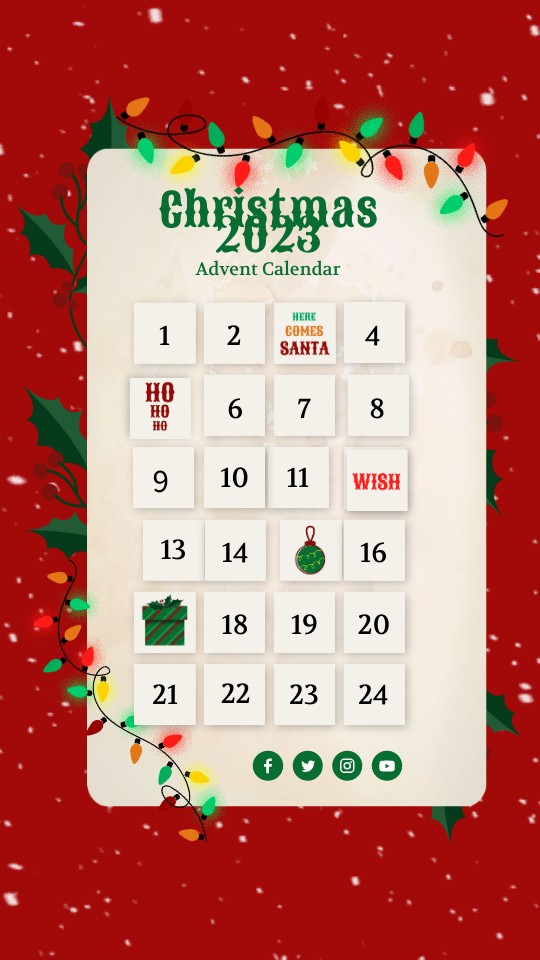 ADVENT CALENDAR 1^B