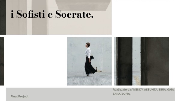 sofisti e socrate. | Genially