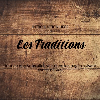 Les traditions du monde entier