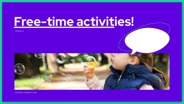 FREE-TIME ACTIVITIES | Genially
