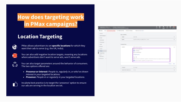 Understand how targeting and audiences work in PMax campaigns.