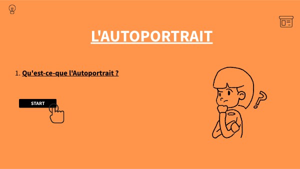 exposé l'autoportrait | Genially