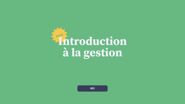 Gestion L1 | Genially