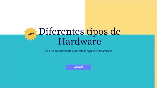 Diferentes tipos de hardware | Genially
