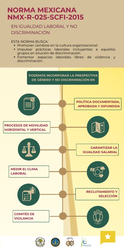 Infografía NMX-R-025-SCFI-2015 | Genially