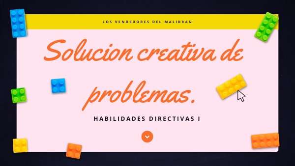 Solucion creativa de problemas.