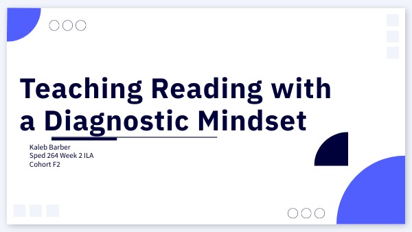 Teaching with a Diagnostic Mindset | Genially