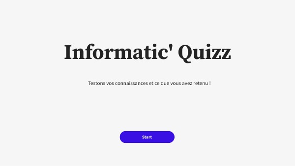 QUIZZ 1