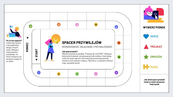 Spacer przywilejów beta | Genially