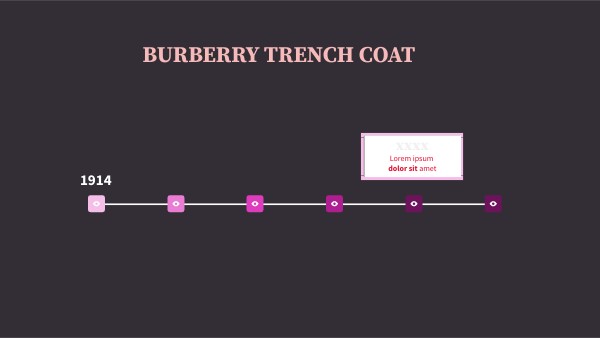 TRENCH COAT OCEANE HUBERT PRODUCTION GRAPHIQUE